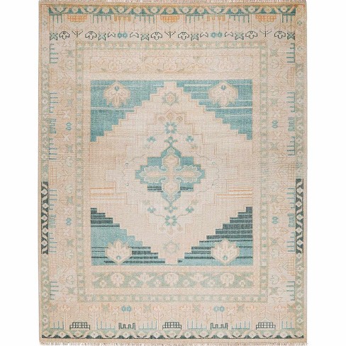 Hauteloom Songculan Teal Wool Rug : Target