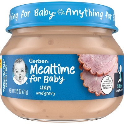 Gerber Baby Food Stage 2 Meats Variety Pack Puree Jars - 30oz/12pk : Target