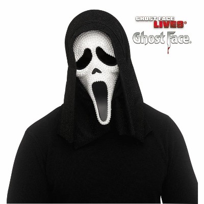 Fun World Ghost Face Adult Pearlescent Full Face Halloween Costume Mask ...