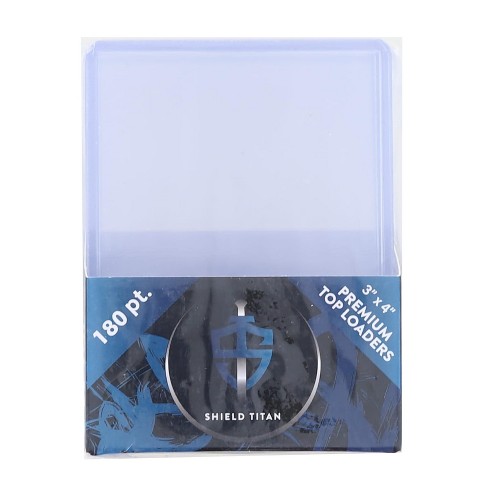 Shield Titan Trading Card 3x4 Inch Top Loader | 180 Point | 5 Ct : Target