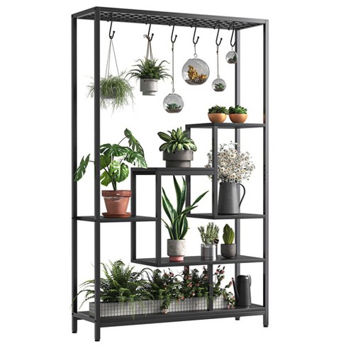 Indoor Plant Stand 5-tier Tall 70.9", Large Metal Plant Shelf With ...