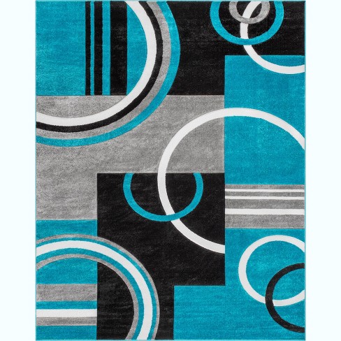 Echo Shapes Circles Modern Geometric Comfy Casual Hand Carved Abstract ...