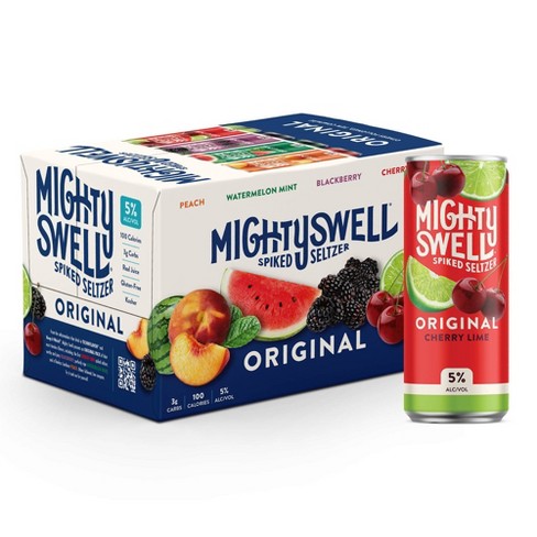 Mighty Swell Spiked Seltzer Variety Pack - 12pk/12 Fl Oz Cans : Target