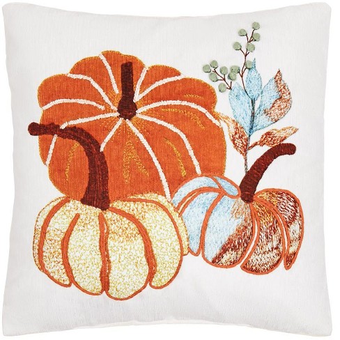 The Lakeside Collection Happy Fall Embroidered Accent Pillows ...