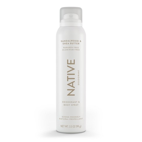 Native Deodorant & Body Spray - Sandalwood & Shea Butter - Aluminum ...