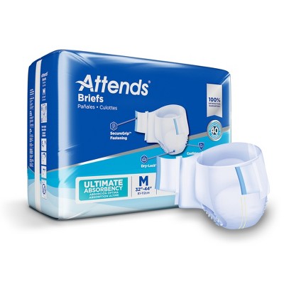 Mckesson Ultra Briefs, Incontinence, Heavy Absorbency, Unisex, Medium ...
