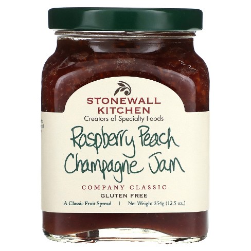 Stonewall Kitchen Raspberry Peach Champagne Jam, 12.5 Oz (354 G) : Target