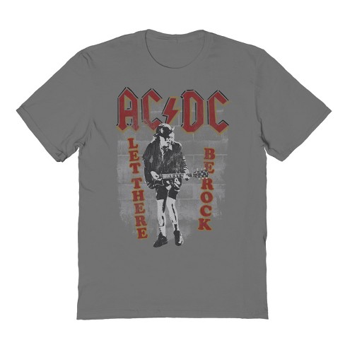 Acdc Men's Angus Rocks Out Short Sleeve Graphic Cotton T-shirt ...