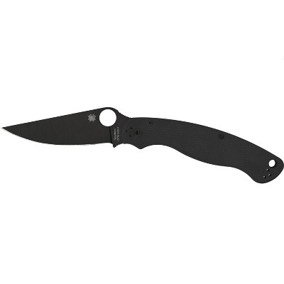 Spyderco Military 2 Folding Pocket Knife With 4" Black Cpm S30v Steel ...