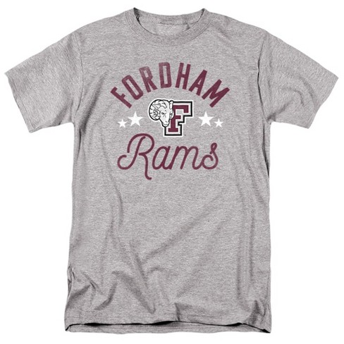 Fordham University Official Rams Adult T Shirt, Athletic Heather : Target