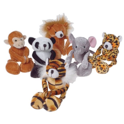 U.s. Toy Plush Floppy Leg Wild Animals 8in Pk12 : Target
