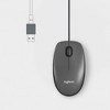 Logitech M100 Wired Mouse - Gray : Target