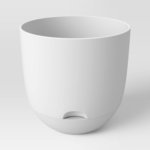 Self-watering Plastic Planter Pot 12" - Room Essentials™: Lightweight ...