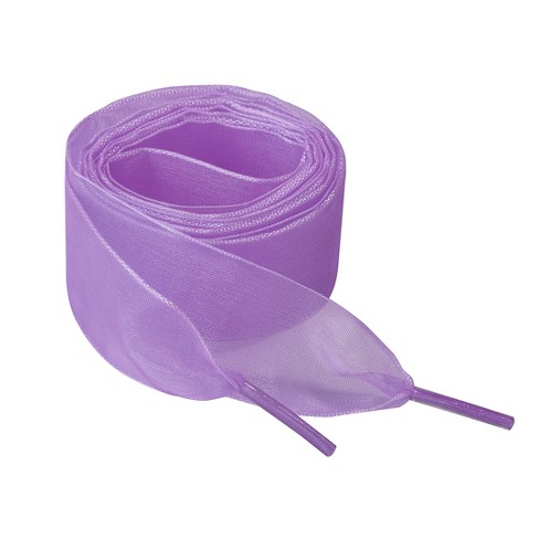 Elerevyo Sneakers Flat Snow Yarn Wide Transparent Shoe Laces 1" Width 2 ...