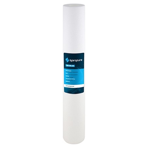 Spiropure Sp-p5-20 20 X 2.5" Melt Blown Spun Polypropylene Sediment Water Filter For Clean And ...