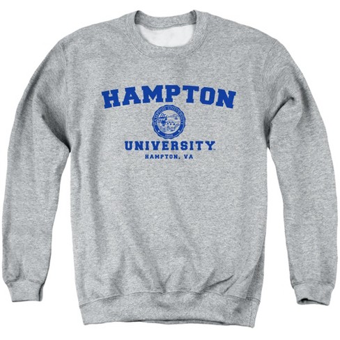 Hampton University Official Circle Logo Adult Crewneck Sweatshirt ...