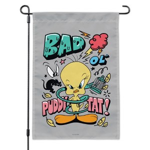 Looney Tunes Sassy Tweety Garden Yard Flag with Pole Stand Holder : Target