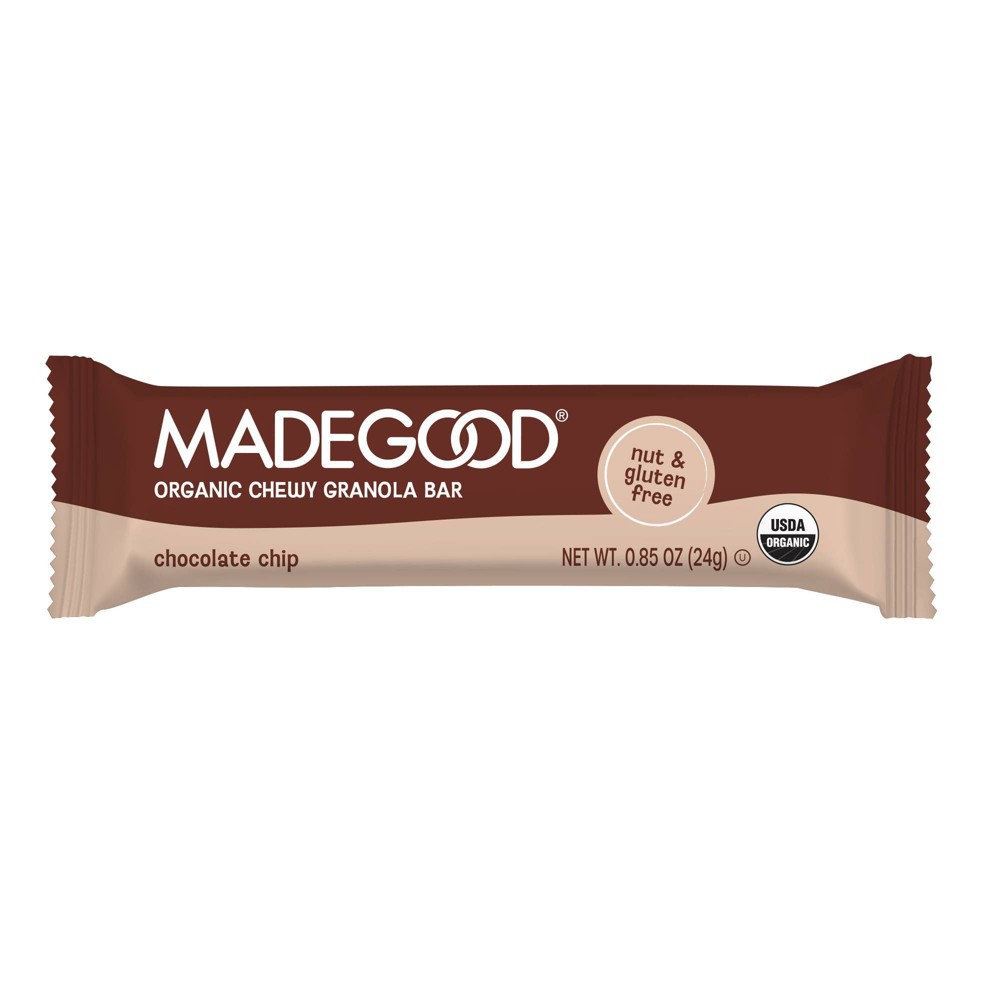 UPC 687456211091 - MadeGood Snack Bars Chocolate Chip - 0.85oz ...