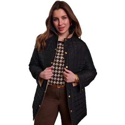 Jessica London Reversible Quilted Shirt Jacket : Target