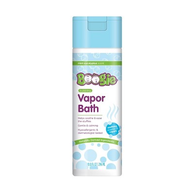 Boogie Vapor Soothing Minty Eucalyptus Bubble Bath - 10 Fl Oz : Target