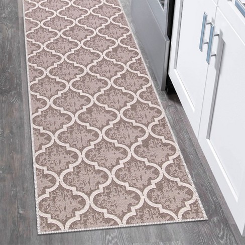 Sussexhome Indoor Non Skid Cotton Washable Kitchen Runner Rug - 20" X ...