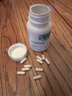 Thorne 5-mthf 5mg - Methylfolate (active B9 Folate) Supplement ...
