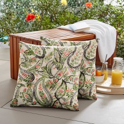 Sunbrella 2pk Canvas Spa Outdoor Throw Pillows Light Green : Target
