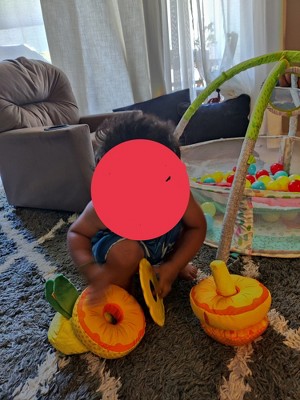 Melissa & Doug Multi-sensory Pineapple Soft Stacker Infant Toy : Target