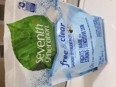 Seventh Generation Laundry Packs Free & Clear - 45ct/31.7oz : Target