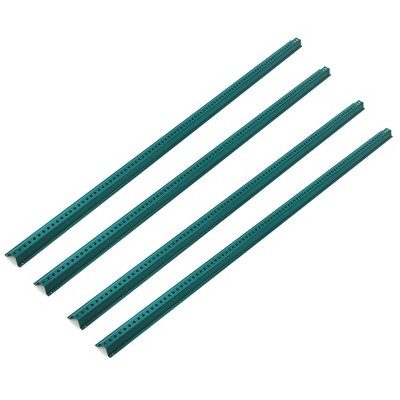 Heavy Duty U-Channel Sign Post, Galvanized Steel 7.8FT – 4 Pack with ...