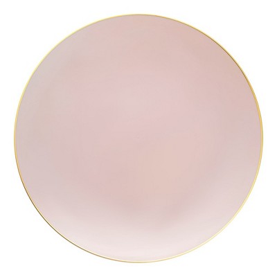 Smarty Had A Party 10" Pink Vintage Round Disposable Plastic Dinner ...