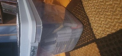 Hefty 32qt Slim Clear Plastic Storage Bin With Gray Hi-rise Stackable ...