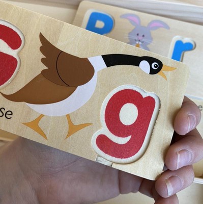 Melissa & Doug Abc Picture Boards - Educational Toy With 13 Double ...