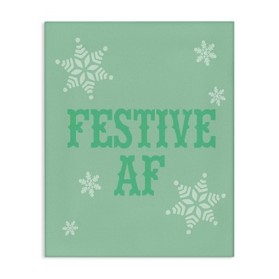 Stupell Industries Funny Festive Af Phrase, 30'' X 40'' : Target