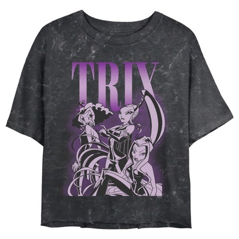 Junior's Winx Club Trix Group Shot T-shirt - Black - Medium : Target