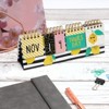 Paper Junkie Lemon Perpetual Flip Calendar For Office Desktop ...