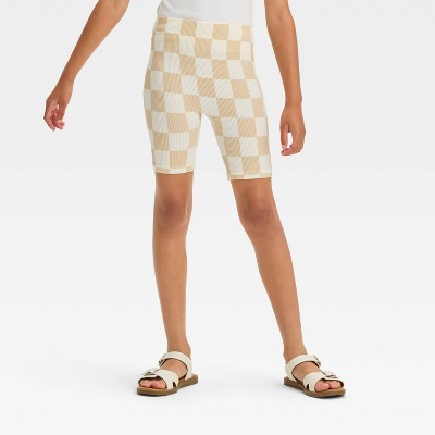 Grayson Threads Kids Big Girl Biker Shorts - Checker Xs : Target