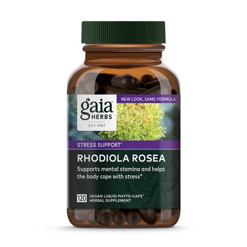 Gaia Herbs Rhodiola Rosea - Stress Support Supplement Traditionally For ...