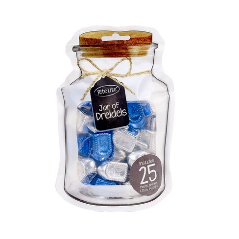 Rite Lite "jar" Of Dreidels, Spin The Dreidel Hanukkah Game With 25 ...