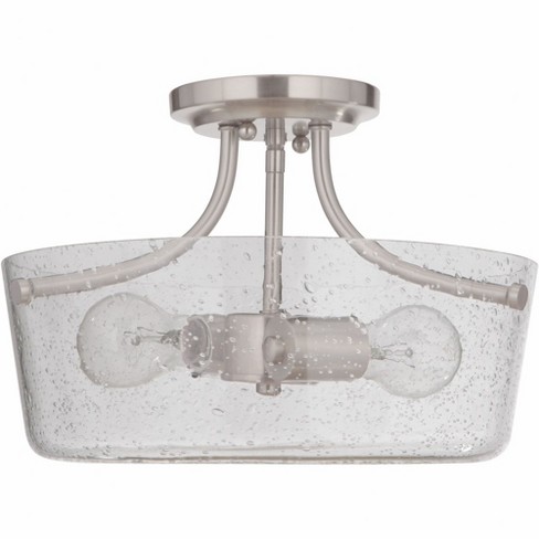 Craftmade Lighting Tyler 2 - Light Semi-flush Mount In Brushed Polished ...