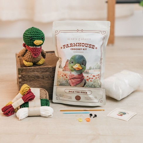 Hearth & Harbor Amigurumi Crochet Kit For Beginners, Adults, And Kids ...