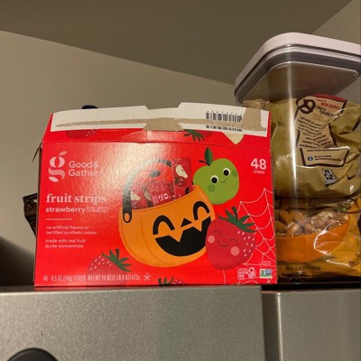 Strawberry, Apricot And Wildberry Fruit Strips Variety Pack - 24oz/48ct ...