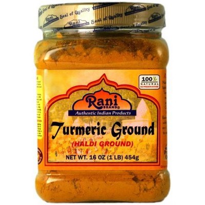 Turmeric (haldi) Root Powder (high Curcumin) - 16oz (1lb) - Rani Brand ...