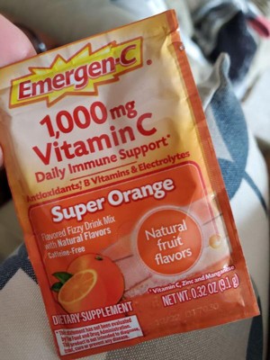 Emergen-c Immune+ Dietary Supplement Powder Drink Mix With Vitamin C ...