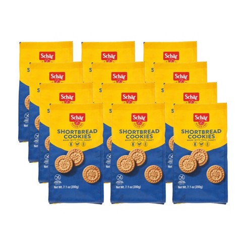Schar Gluten-free Shortbread Cookies - Case Of 12/7.1 Oz : Target