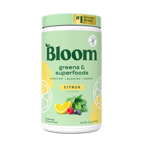Bloom Nutrition Greens And Superfoods Powder - Citrus : Target