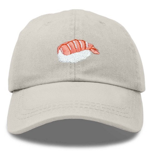 Dalix Shrimp Nigiri Embroidered Sushi Cotton Dad Hat Baseball Cap ...