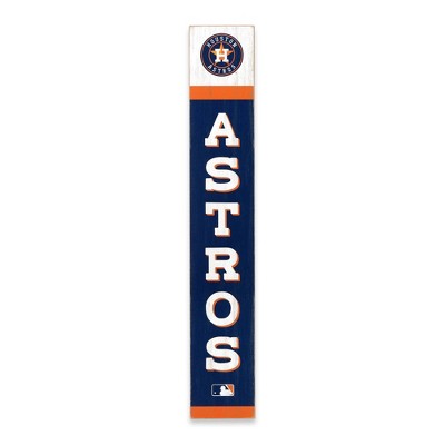 Mlb Houston Astros Baseball Metal Button Panel : Target