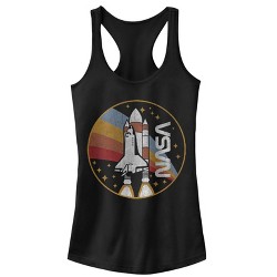 Women's Nasa Rainbow Launch Racerback Tank Top : Target