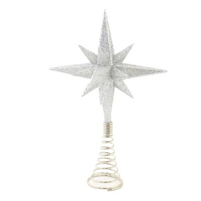 Tree Topper Finial 8.75" Polaris Silver Christmas Tree Topper - Tree ...